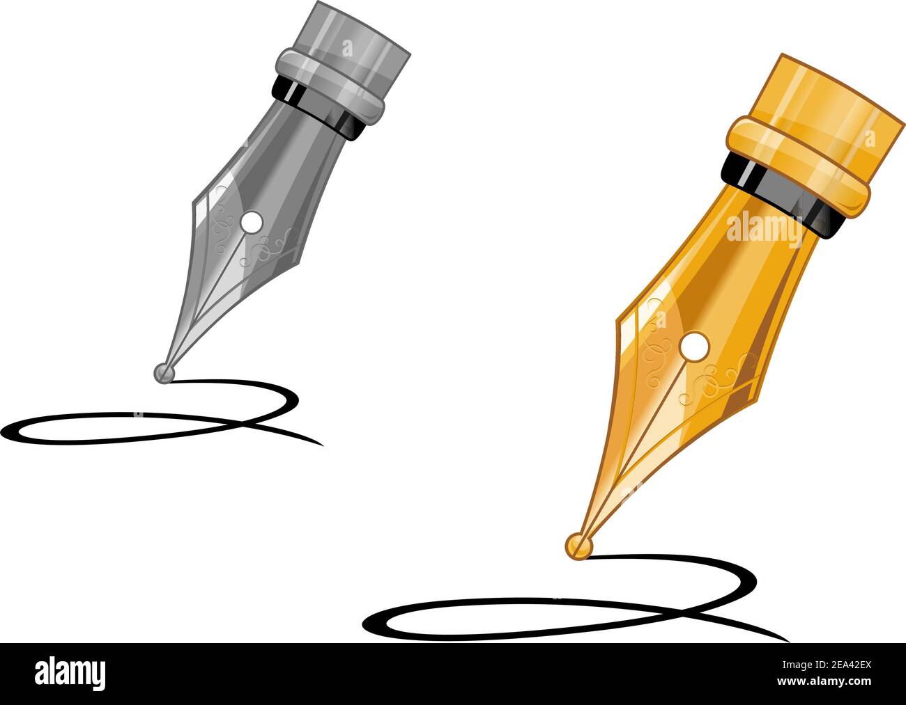 Vintage writing tool Stock Vector Images - Alamy