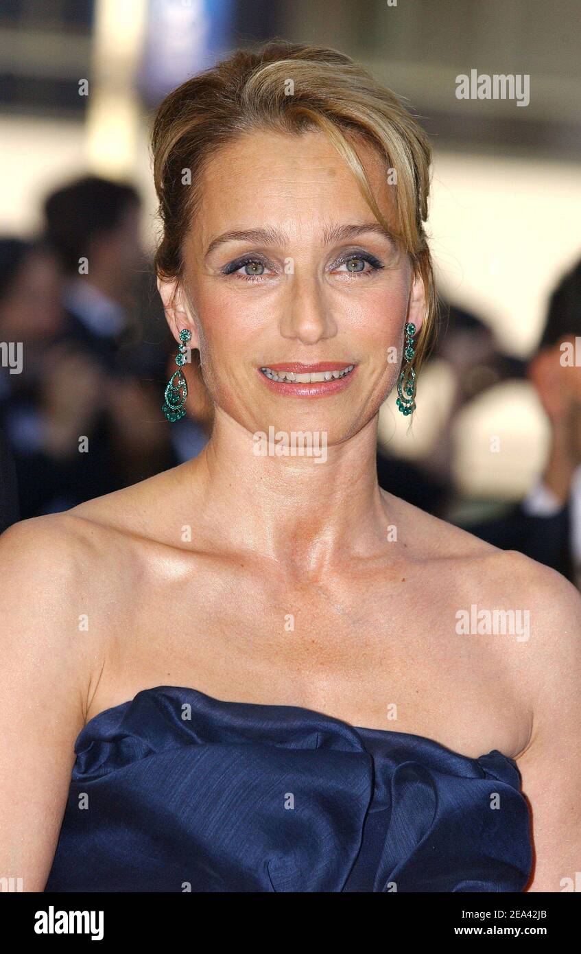British actress Kristin Scott Thomas arrives for the screening of the ...