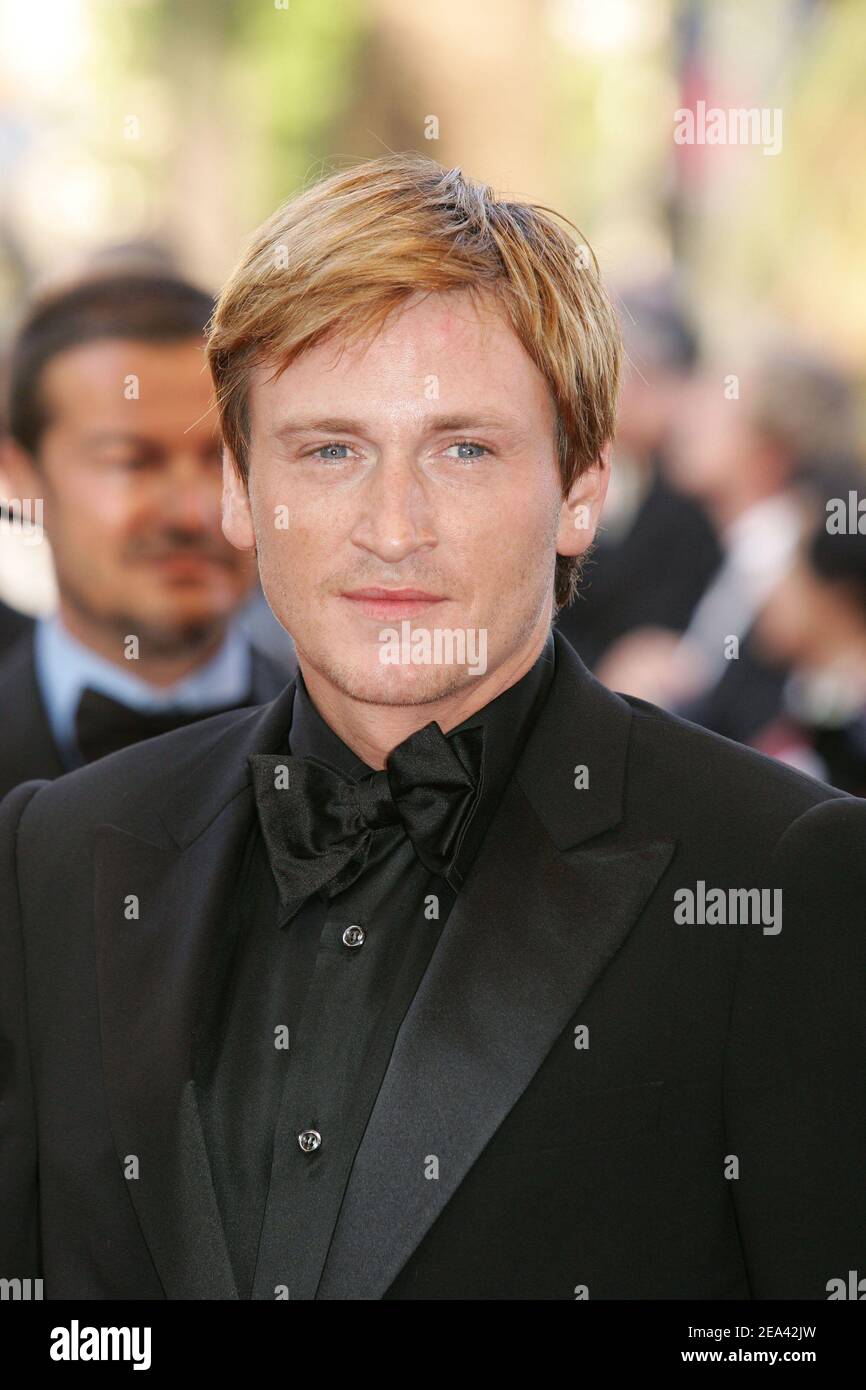 French actor Benoit Magimel arrives for the screening of the film ...