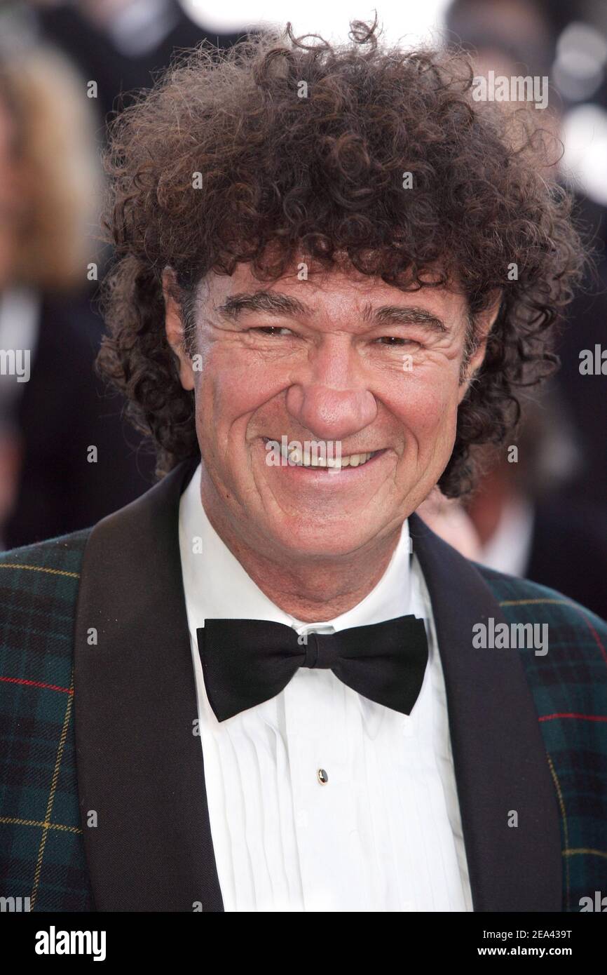 Canadian singer Robert Charlebois arrives for the screening of the film ...