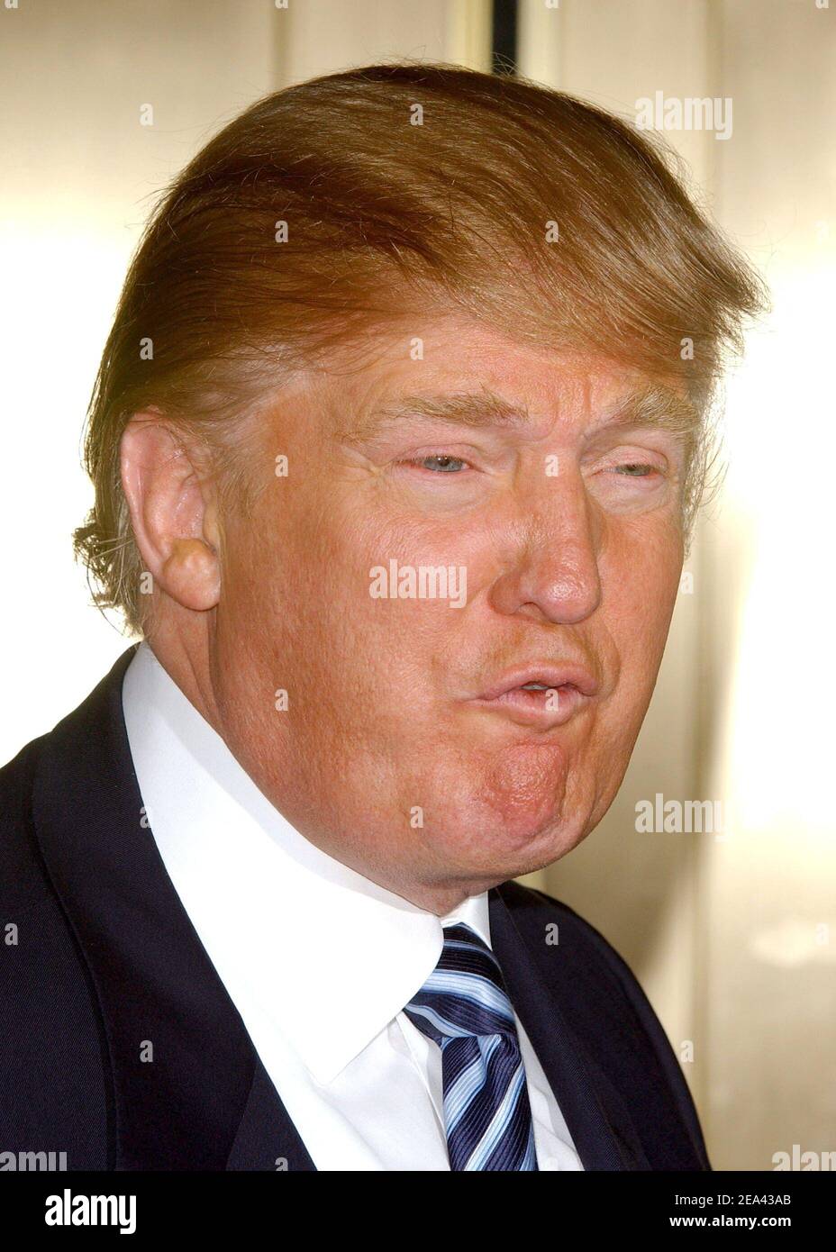 Donald Trump at the 2005 NBC Upfronts at Radio City Music Hall in New ...
