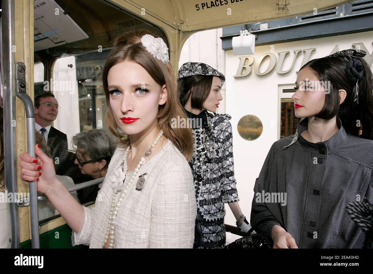 Presentation of the German fashion designer Karl Lagerfeld's Croisiere ...