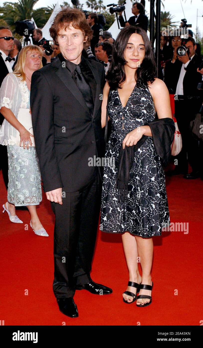 Willem Dafoe and Elizabeth Lecompte arrives for the screening of the ...