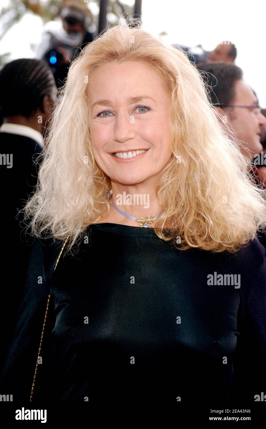 French actress Brigitte Fossey arrives for the screening of the film ...