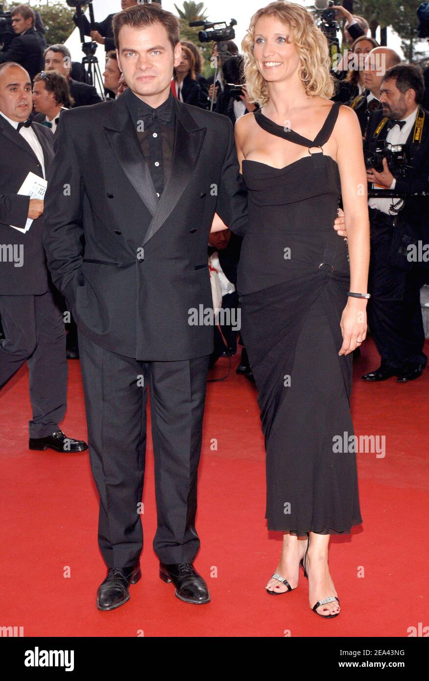 French Actors Clovis Cornillac And Alexandra Lamy Arrive For The French Actors Clovis Cornillac And Alexandra Lamy Arrive For The