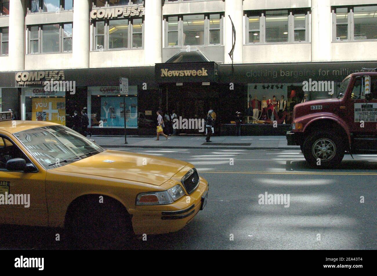 View of Newsweek headquarter in New York, NY on May 17, 2005. The news ...