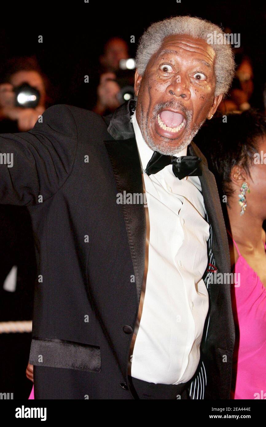 Morgan Freeman arrives for the screening of the film 'Sin City ...