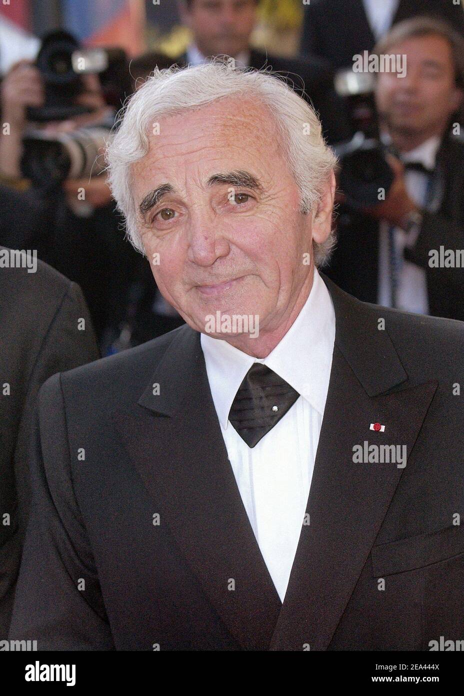 Charles Aznavour arrives for the screening of the film 'Peindre ou ...