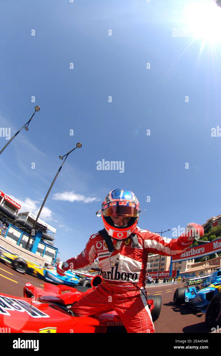 Brazilian rubens barrichello in his ferrari hi-res stock photography ...