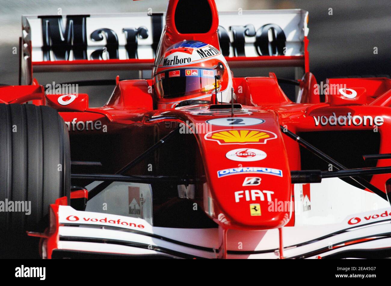 Brazilian Formula One driver Rubens Barrichello (team Ferrari) during ...