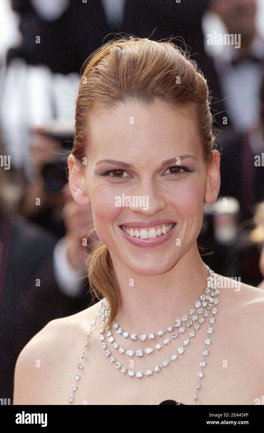 Hilary Swank (wearing Chopard necklace) attends the Closing Ceremony of ...