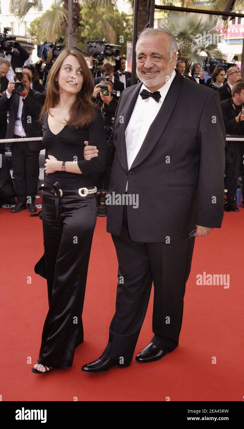 Philippe Seguin his grand-daughter attend the Closing Ceremony of the ...
