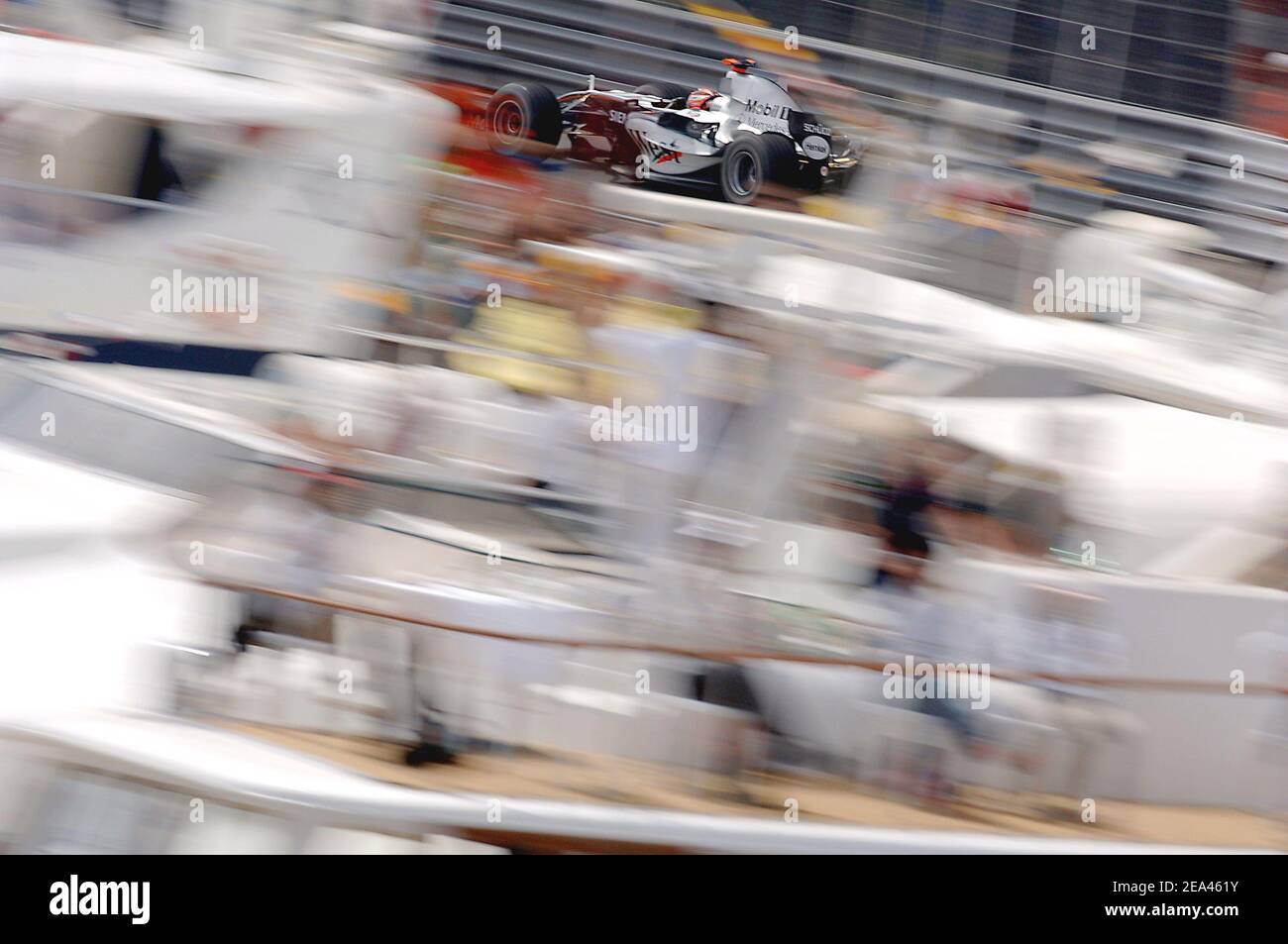 Finnish Formula one driver Kimi Raikkonen (team McLaren) take the first ...