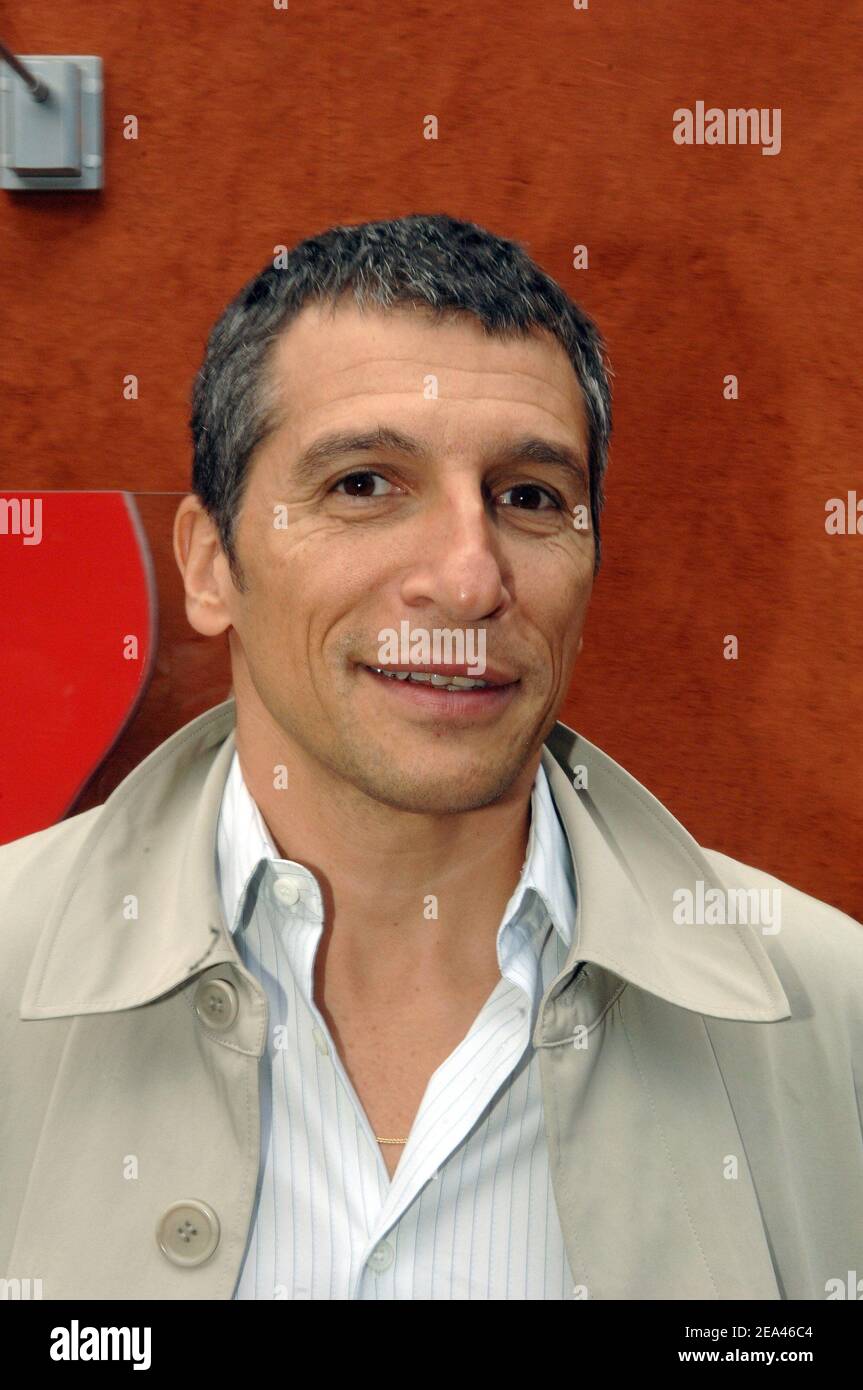 French tv presenter Nagui pictured at the Roland Garros 'VIP Village ...