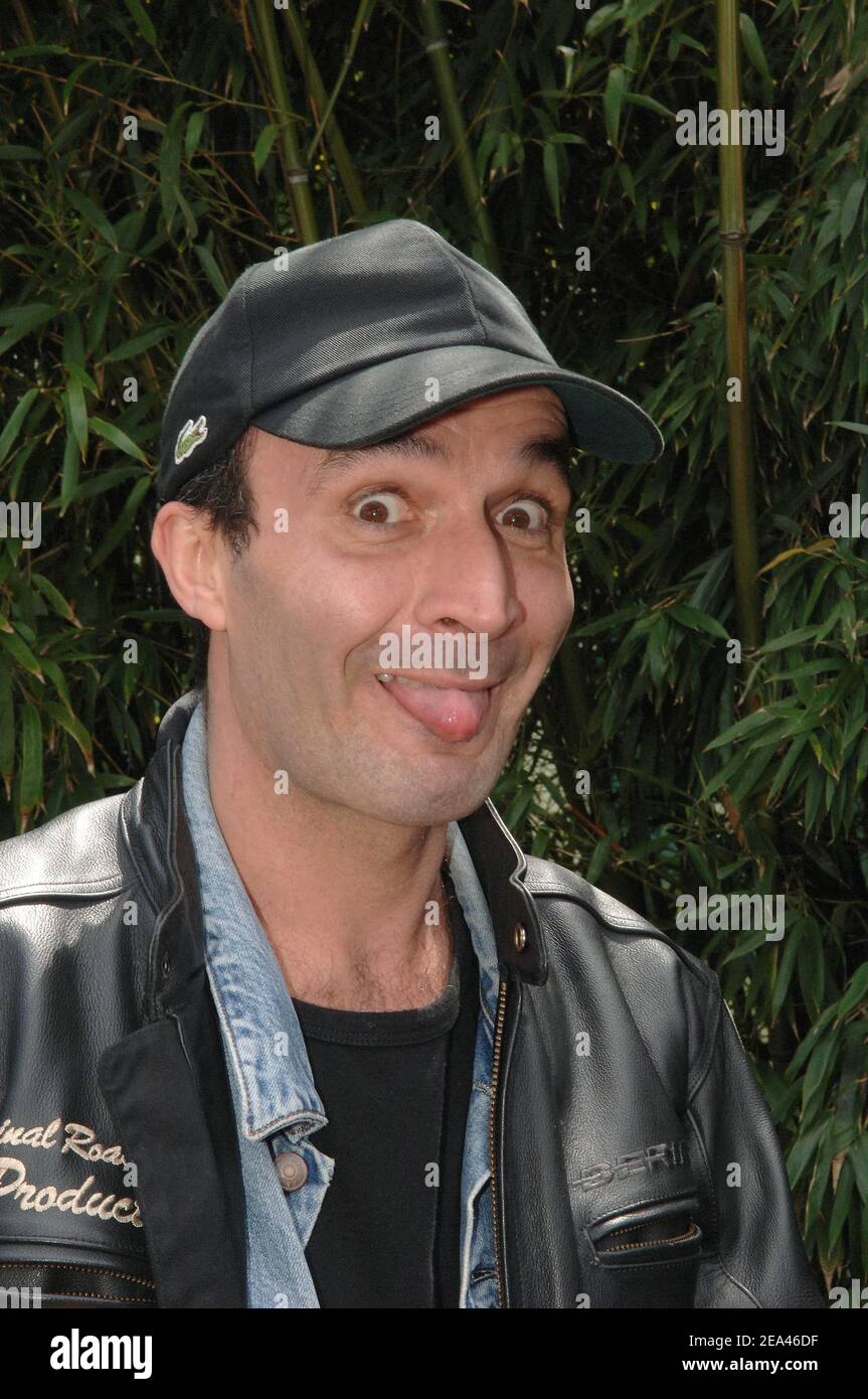 French tv presenter Pascal Sellem pictured at the Roland Garros 'VIP Village' during the tennis ...