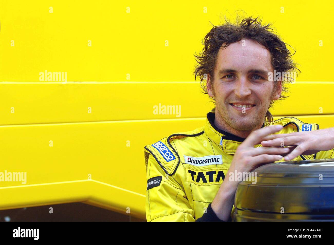 French Formula One driver Franck Montagny (team Jordan) during the ...