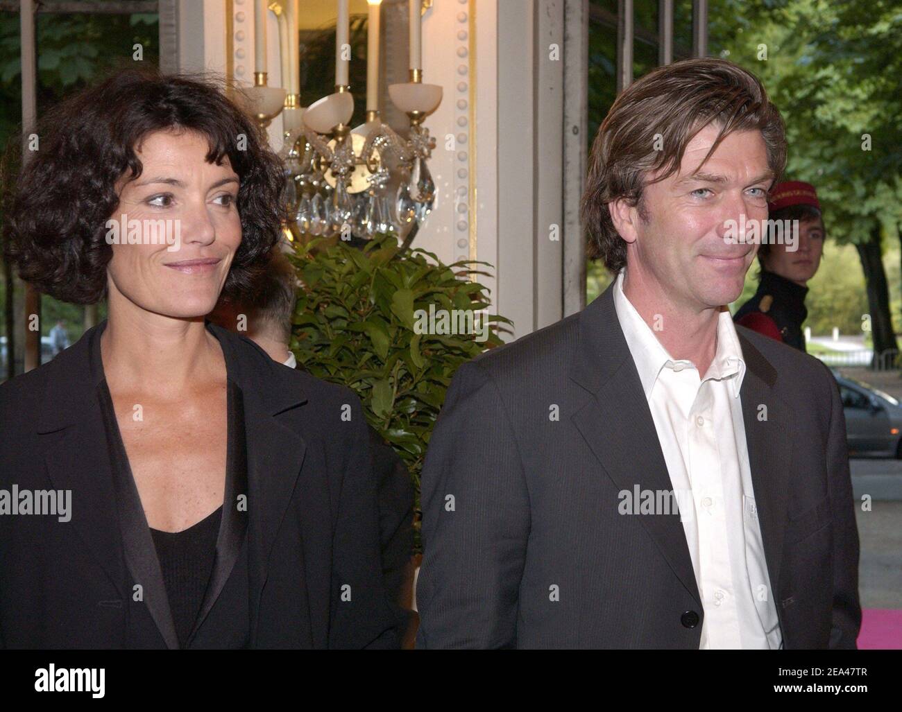 French actors Caroline Tresca and Philippe Caroit attend a gala to ...