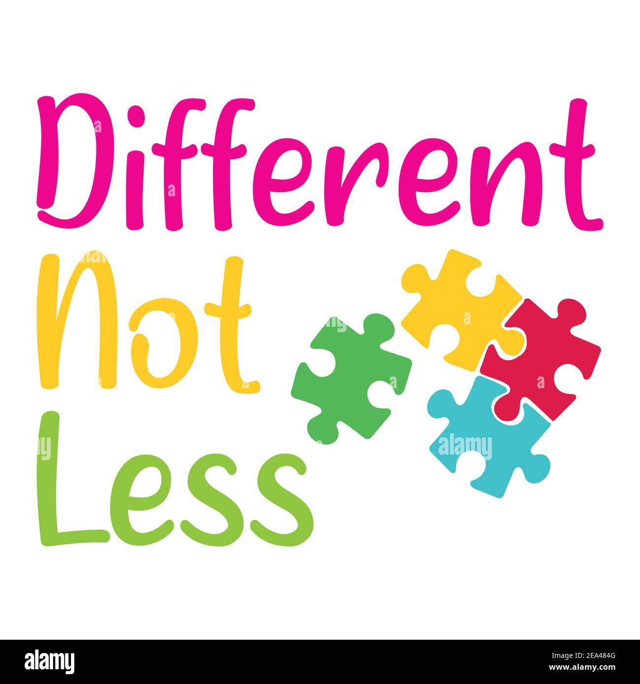 Different Not Less Stock Vector Image & Art - Alamy