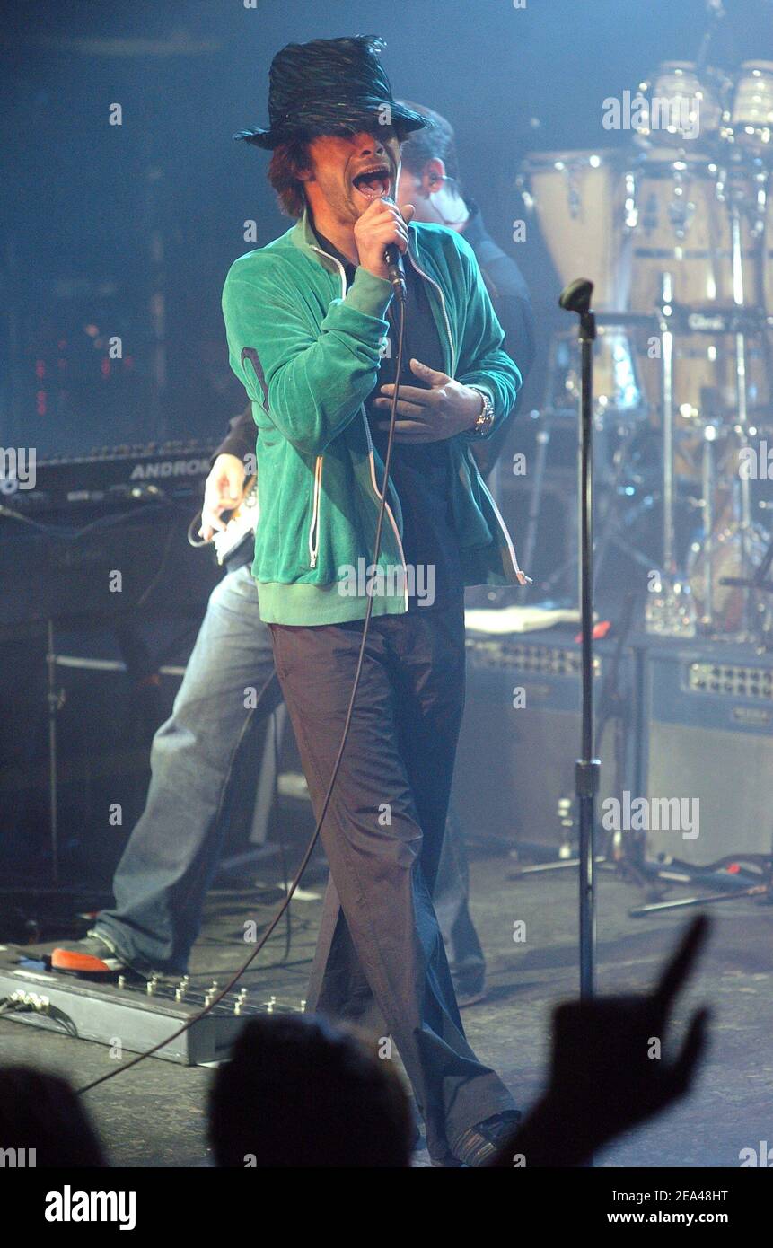 Jamiroquai frontman performs live at 'La Cigale' in Paris on June 1 ...