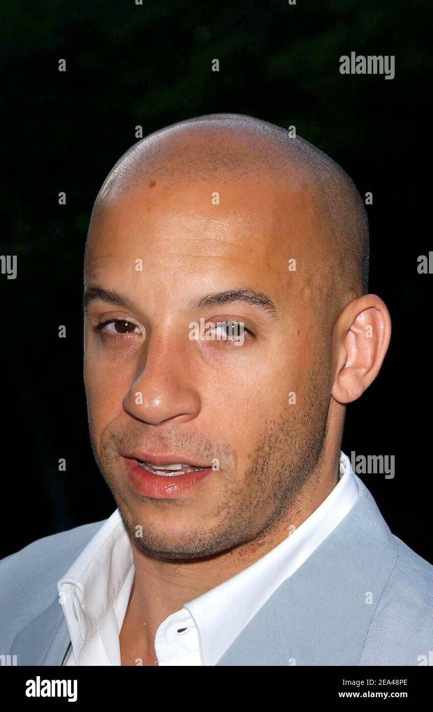 U.S. actor Vin Diesel arrives at the Fresh Air Fund Annual Spring Gala ...