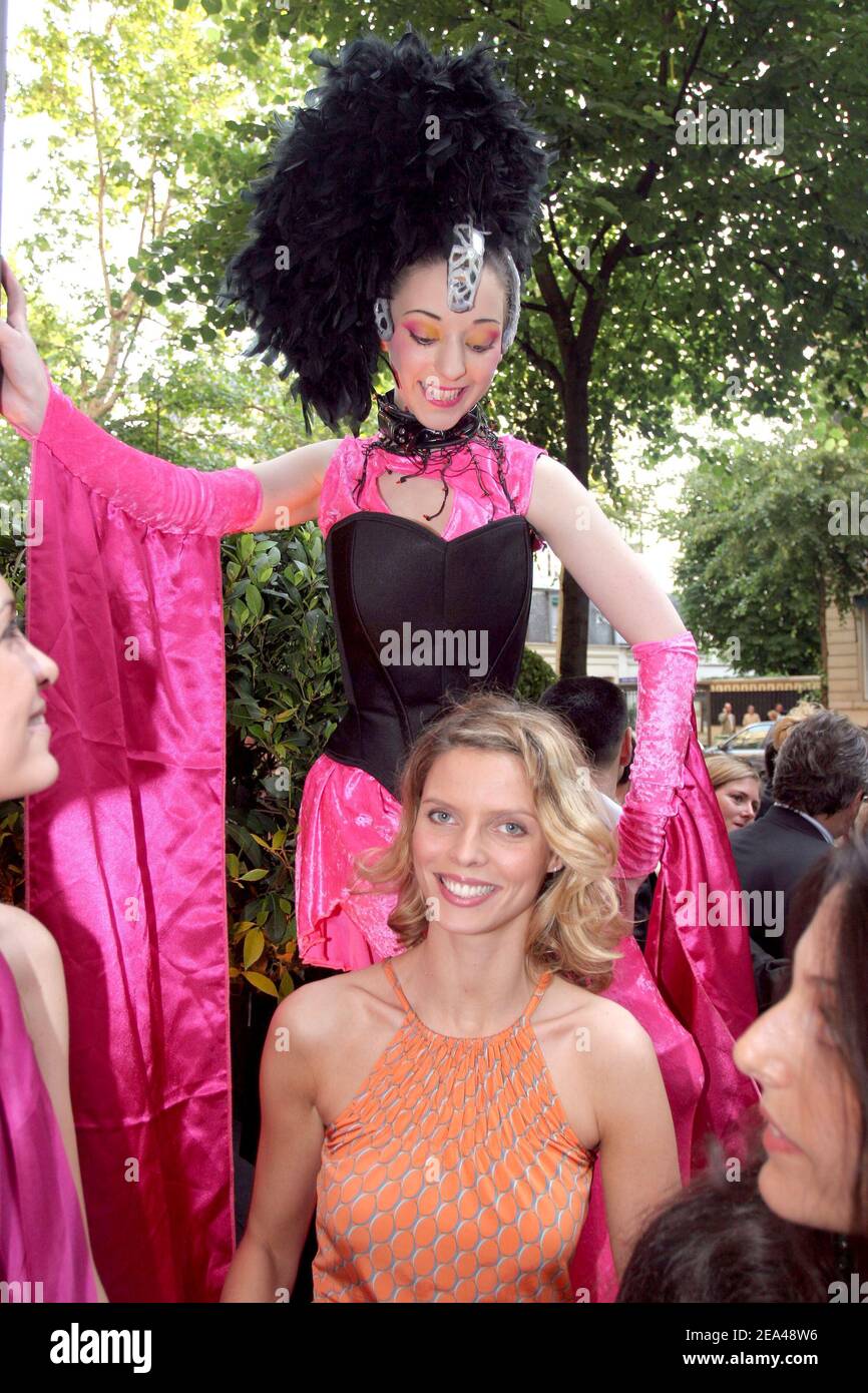 French TV presenter and former miss France Sylvie Tellier during the ...