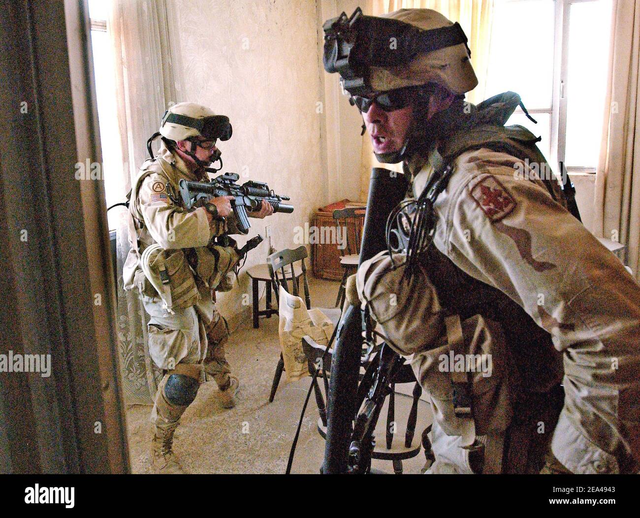 "A U.S. Army soldier with Delta Company, 64th Armored Regiment, 4th ...