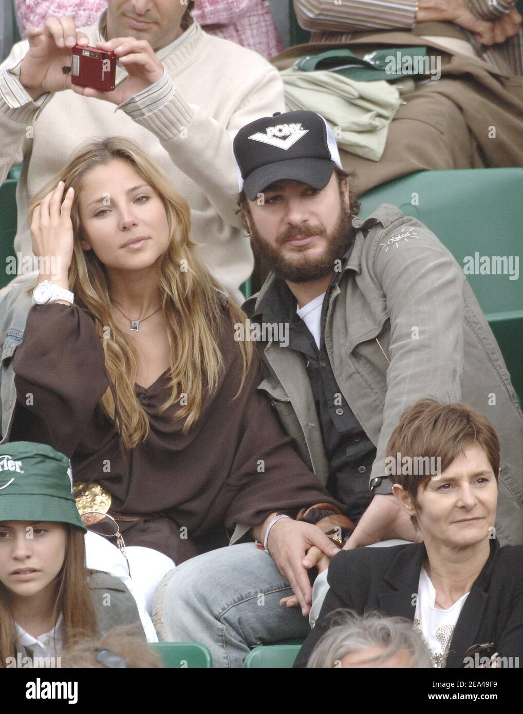 French actor Michael Youn and his Spanish girlfriend actress Elsa ...