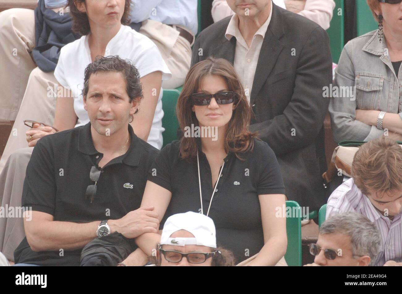 Nadia Fares and her husband attend the female final of French Open at ...