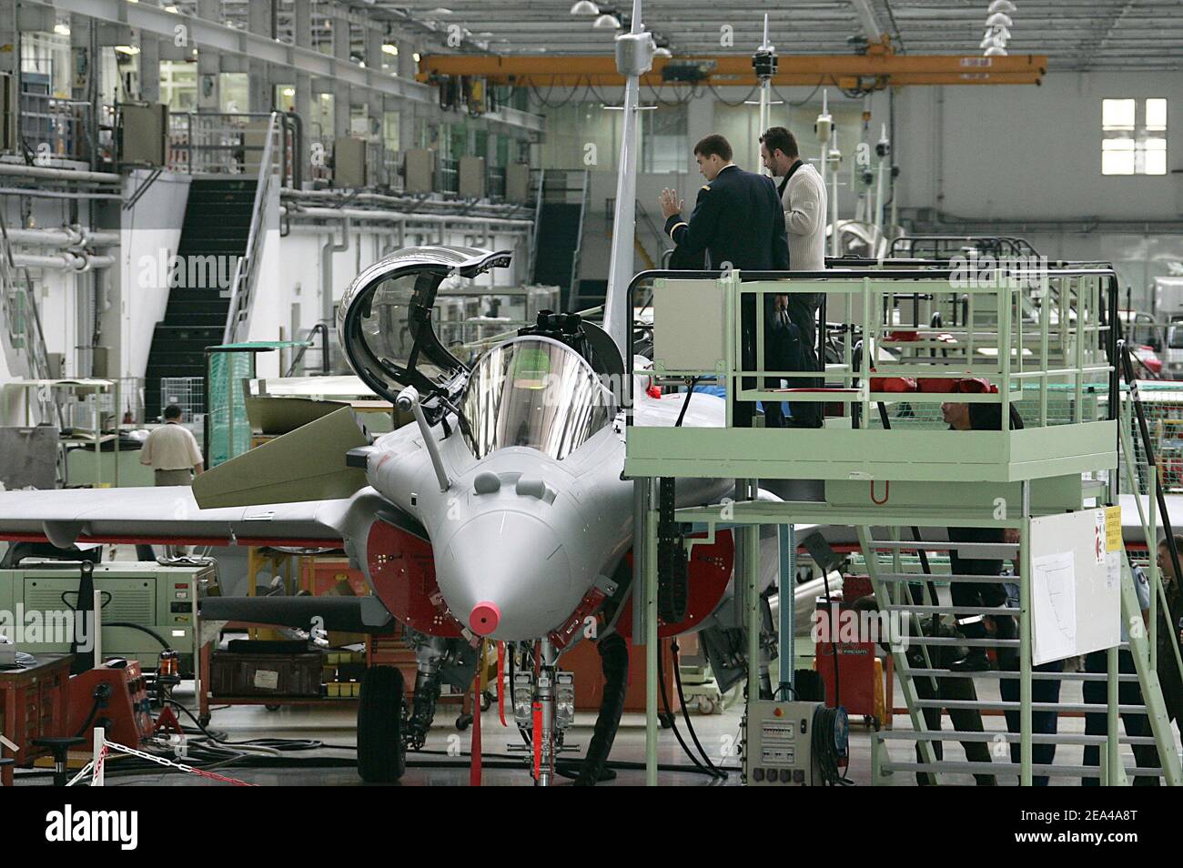 The new European single-seater Dassault Rafale, a multi-role fighter ...