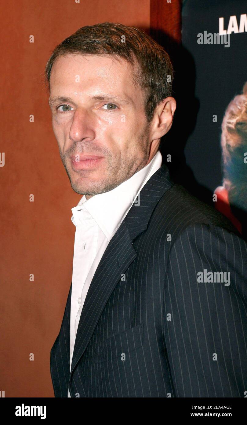 French actor Lambert Wilson poses during a photocall to present his ...