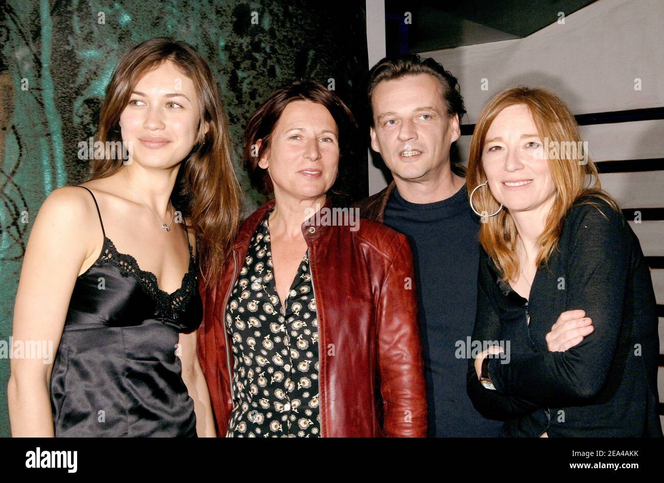 French director Diane Bertrand (2nd L) and the cast members, (L-R ...