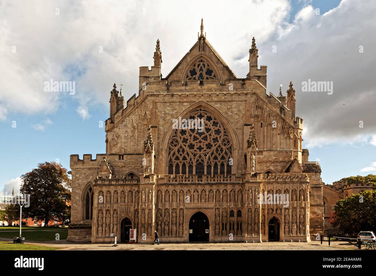 Exeter cathedral roof hi-res stock photography and images - Alamy