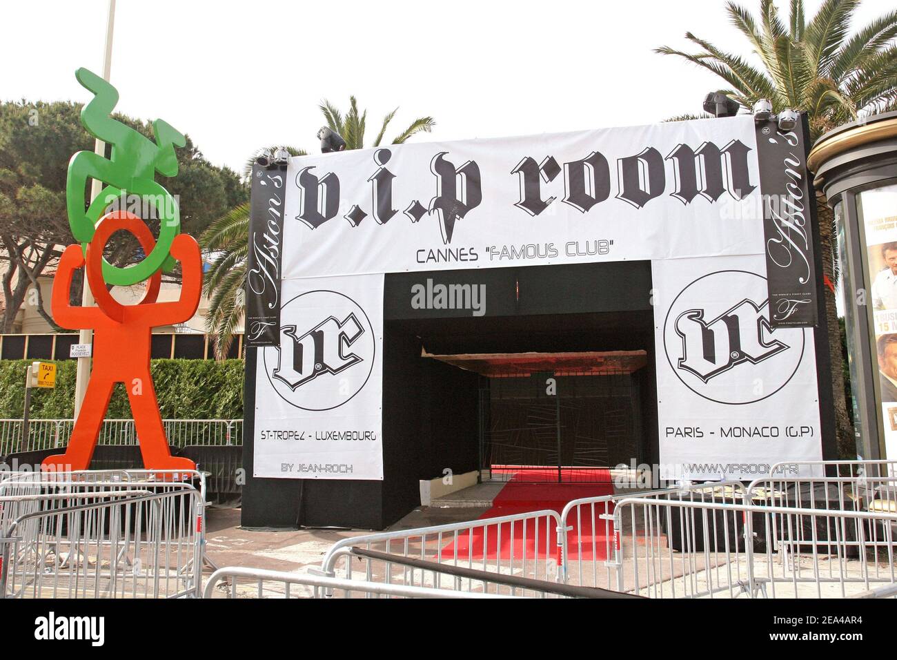 Entrance of famous 'VIP Room' located at the Palm Beach during the Film ...