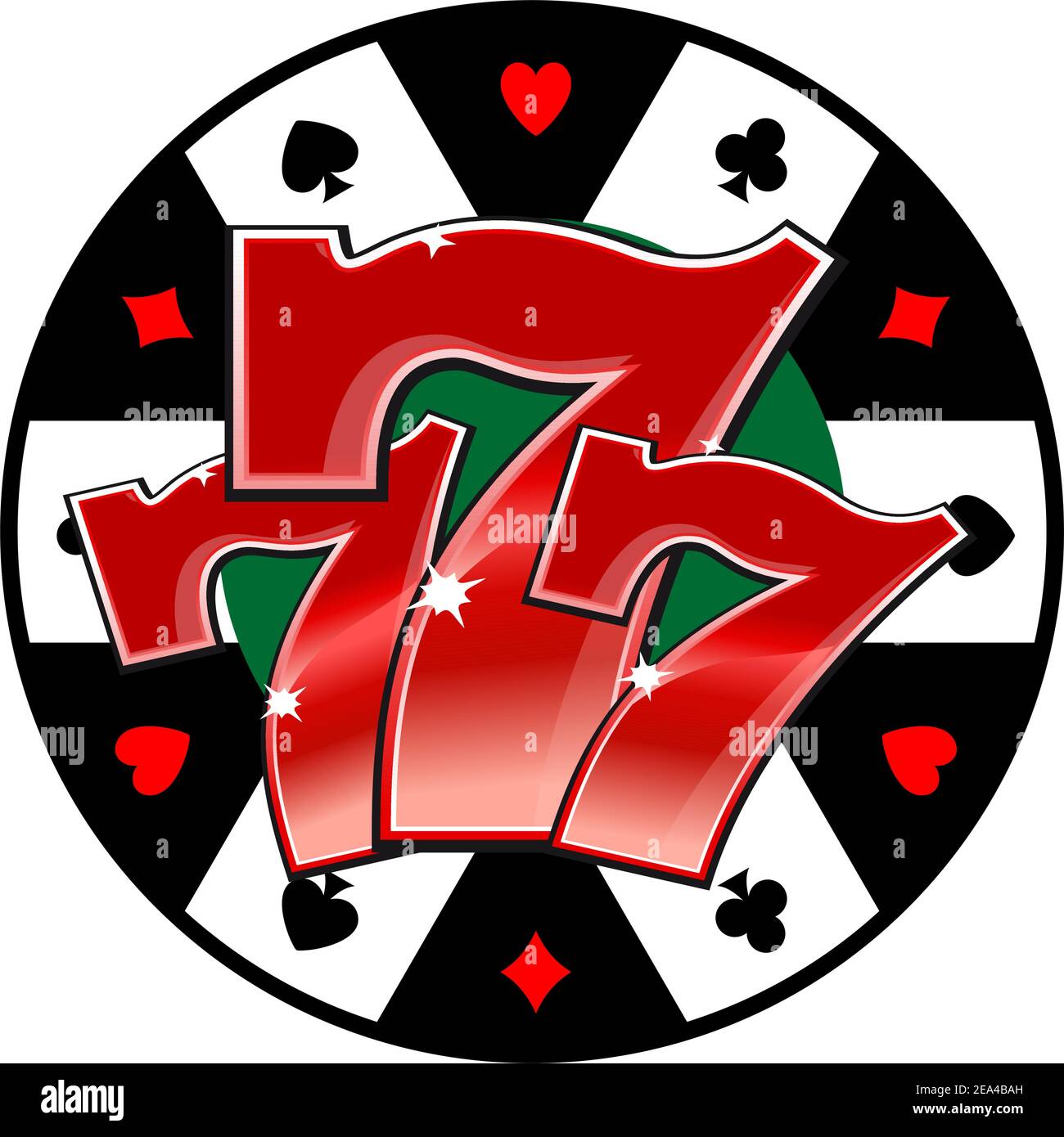 Lucky symbol of jackpot for success concept design Stock Vector Image ...