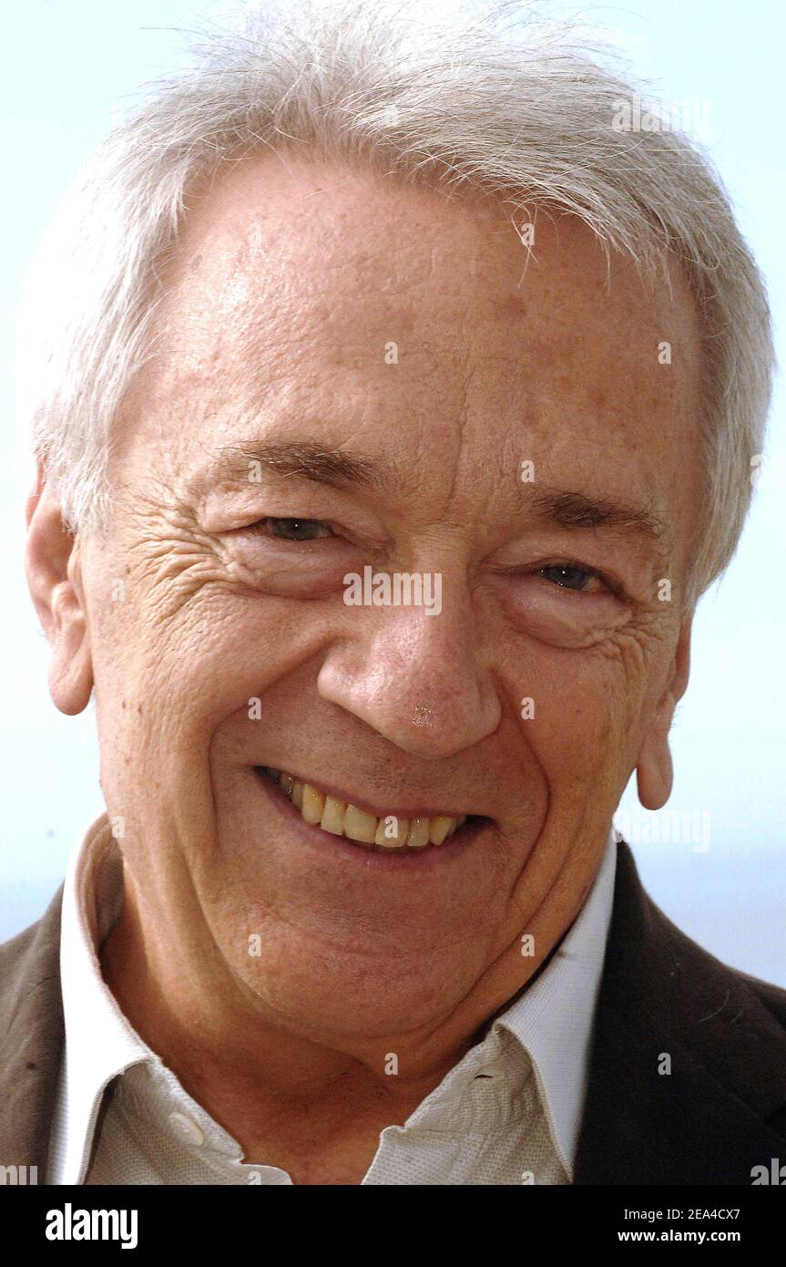 French actor Jean-Pierre Cassel poses during the 19th Cabourg Romantic ...