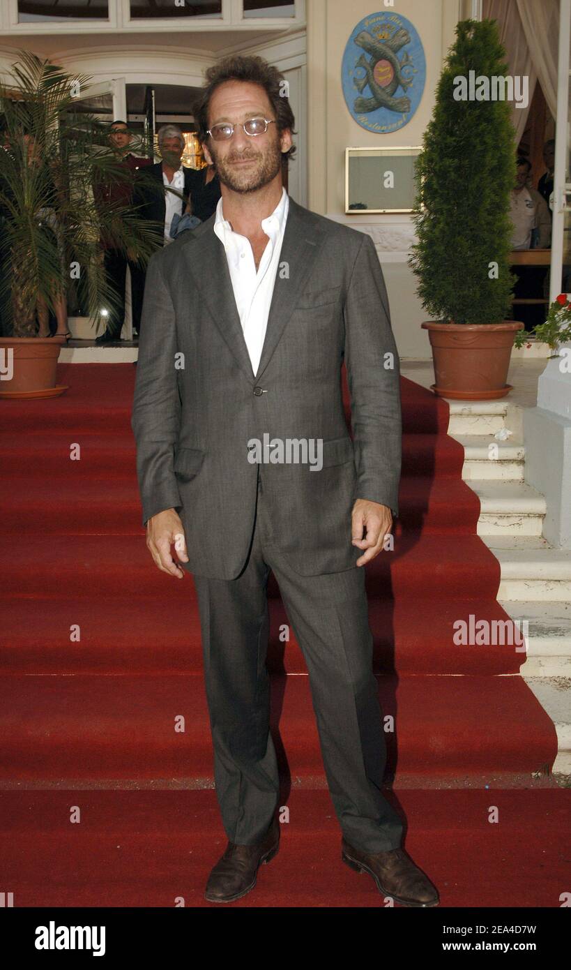 French actor Vincent Lindon during the closing gala of the 19th Cabourg ...