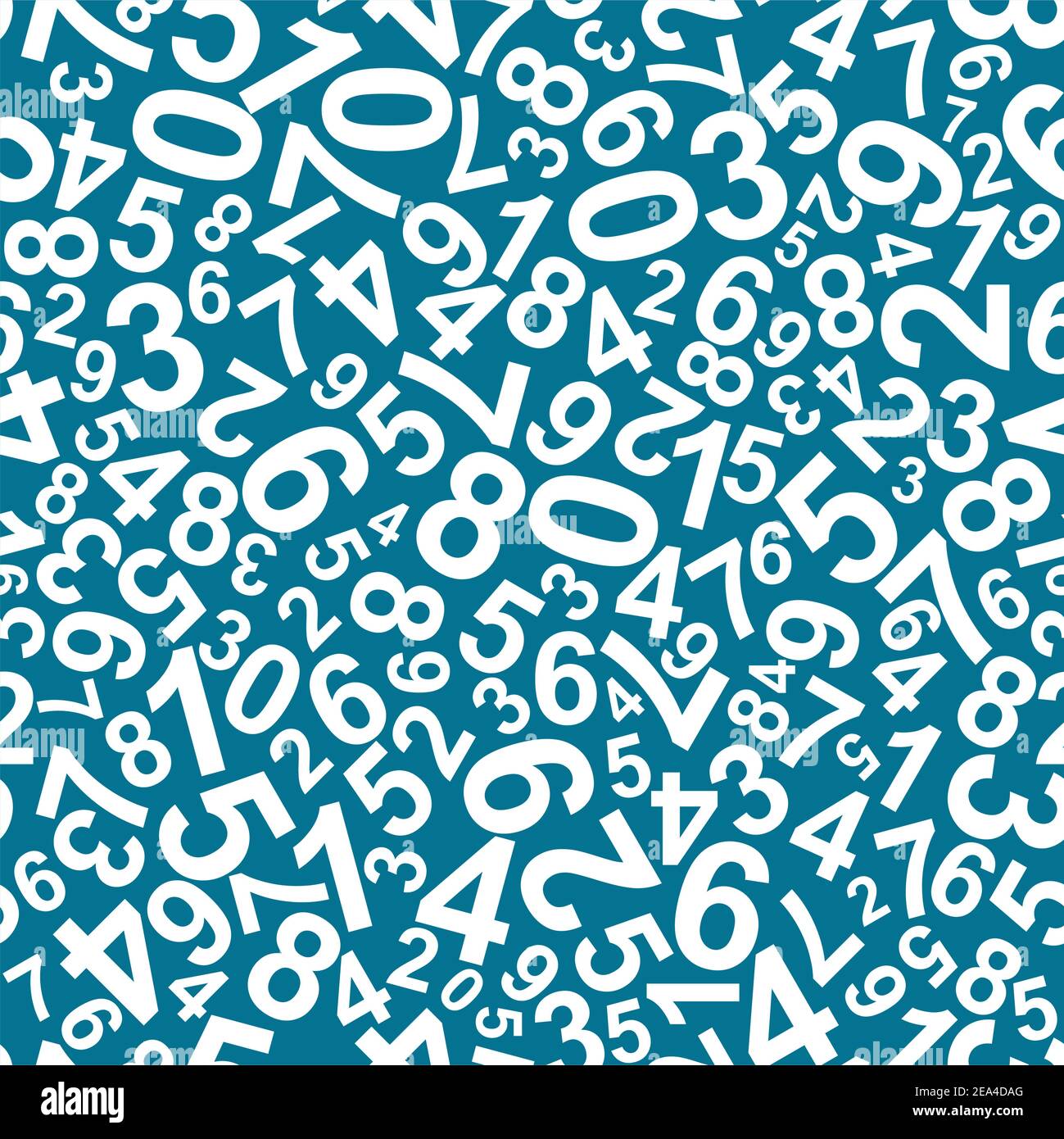 Seamless pattern with numbers for school design Stock Vector Image ...