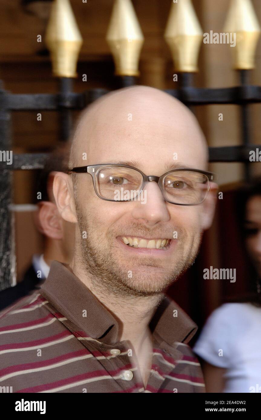US musician Moby during a party to celebrate the 'Fete de la Musique ...