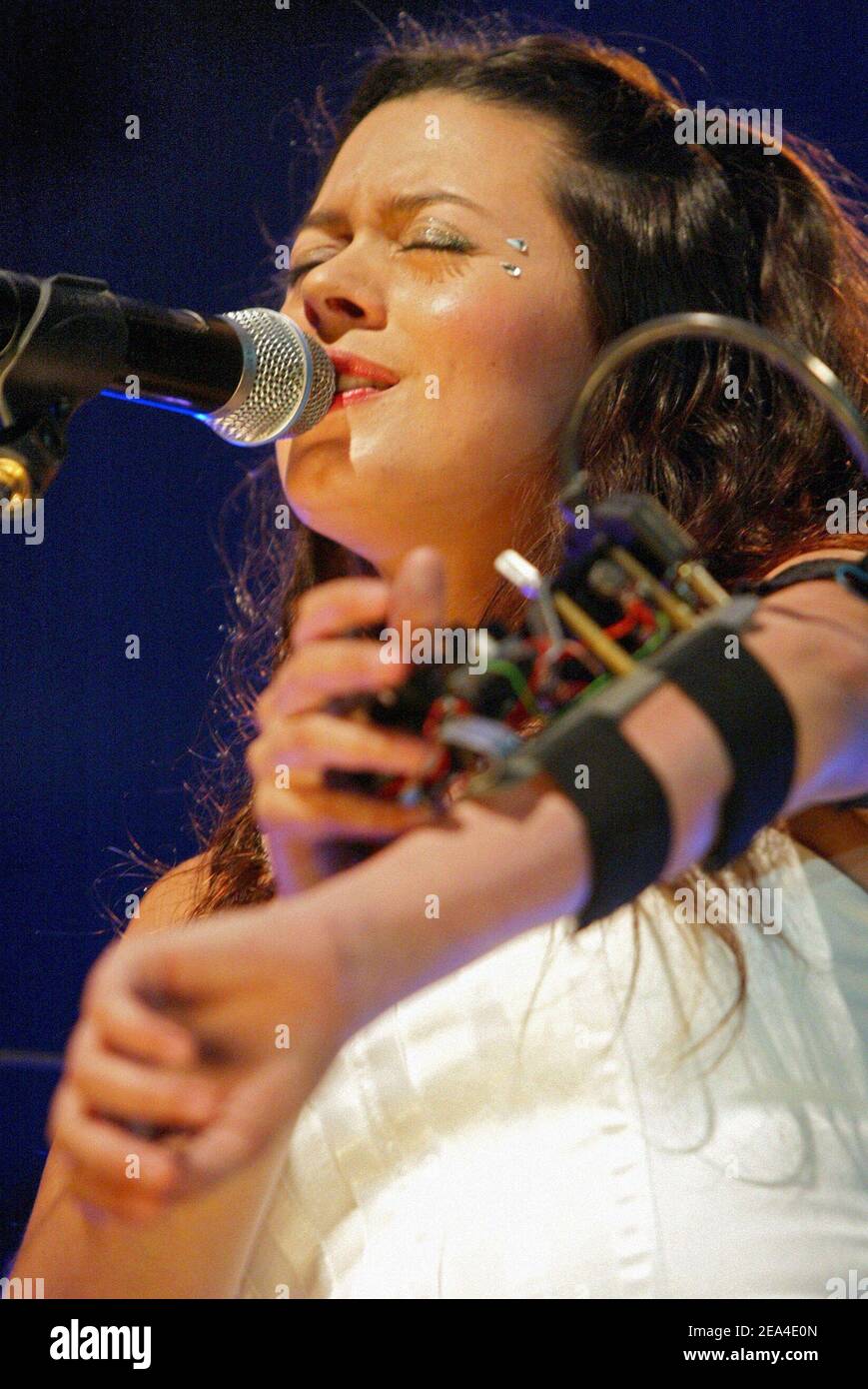 French musician and singer Emilie Simon performs live during the annual ...