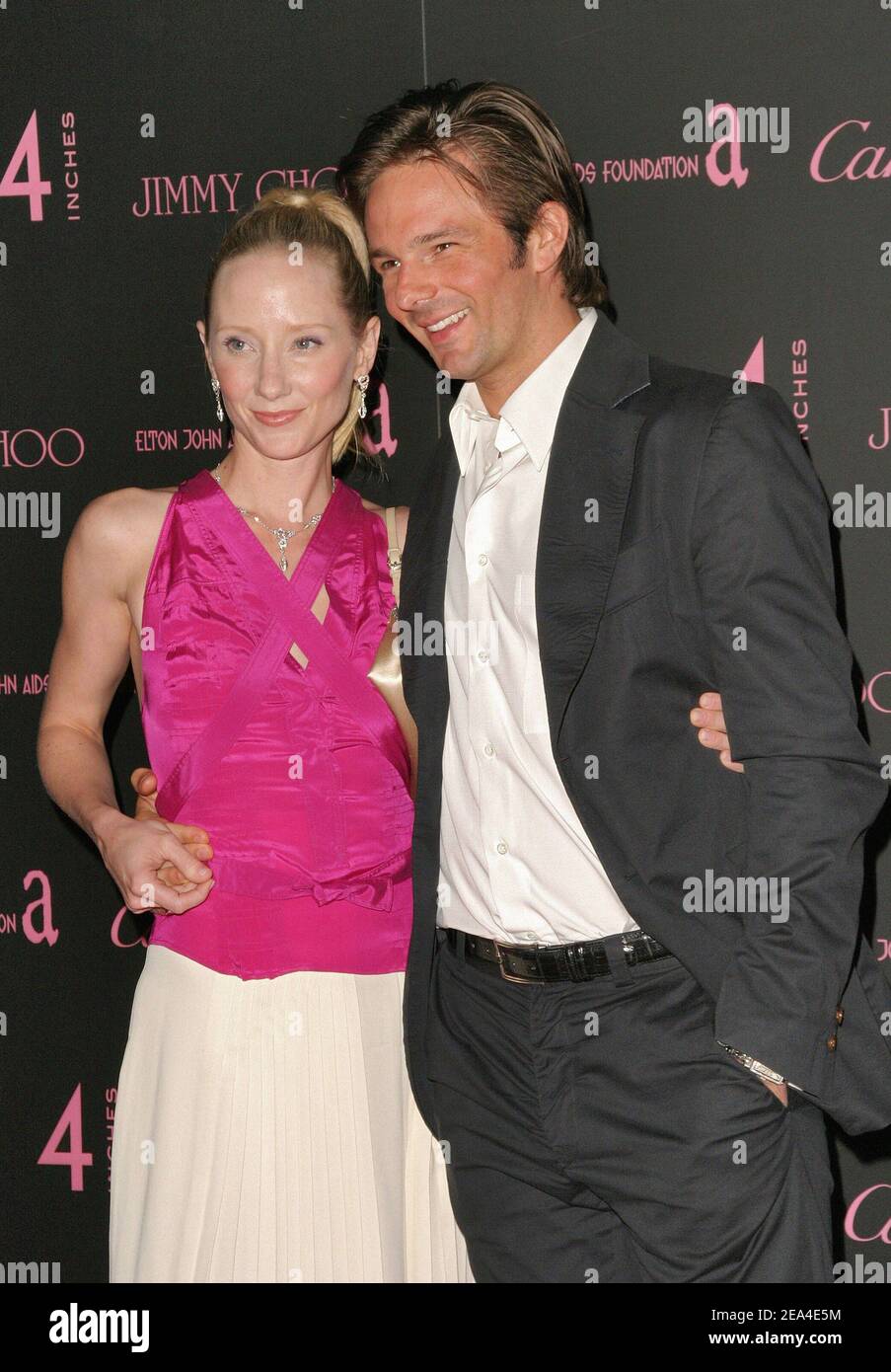 Anne Heche and her husband Coley Laffoon attend the '4 Inches' book ...