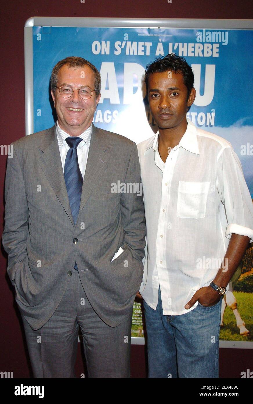 Head of France Television Marc Tessier attends the 'Camping a la Ferme ...