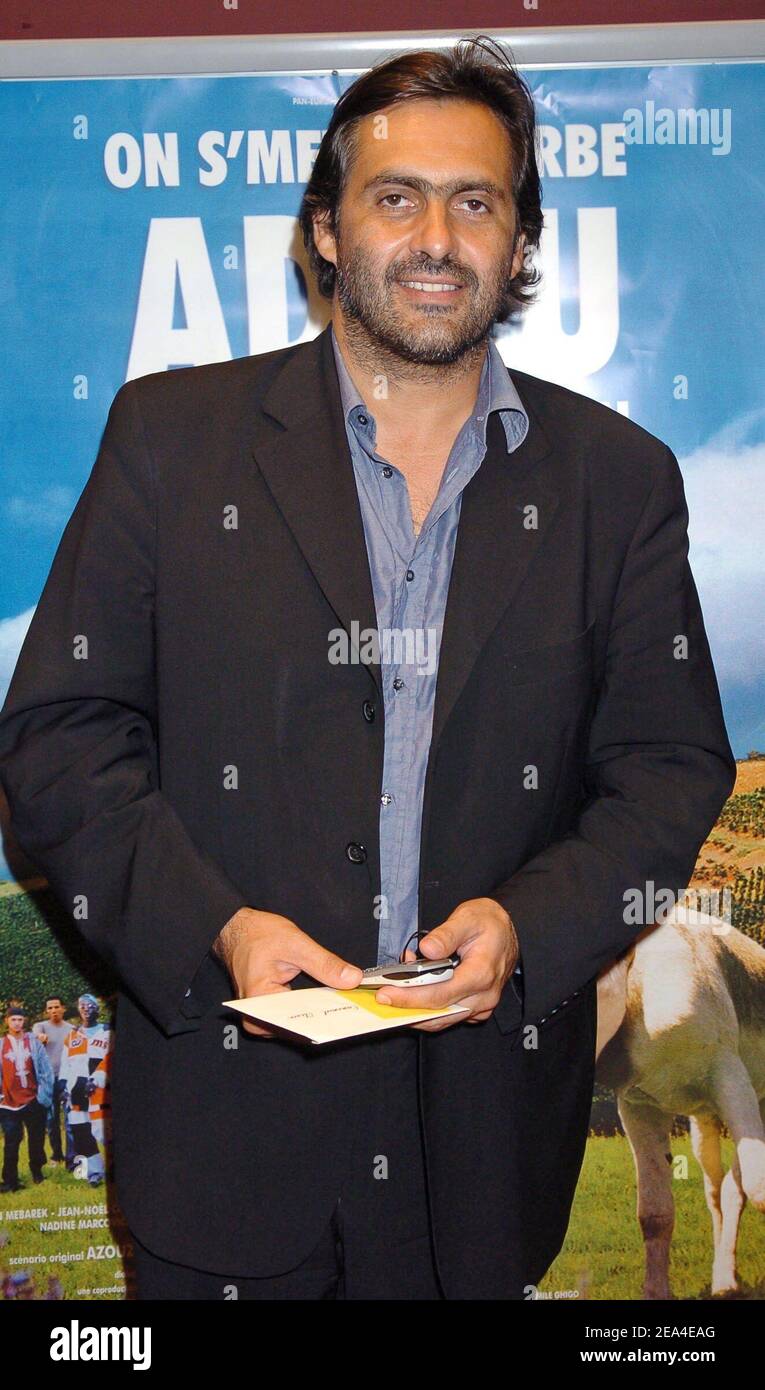 French journalist Emmanuel Chain attends the 'Camping a la Ferme ...