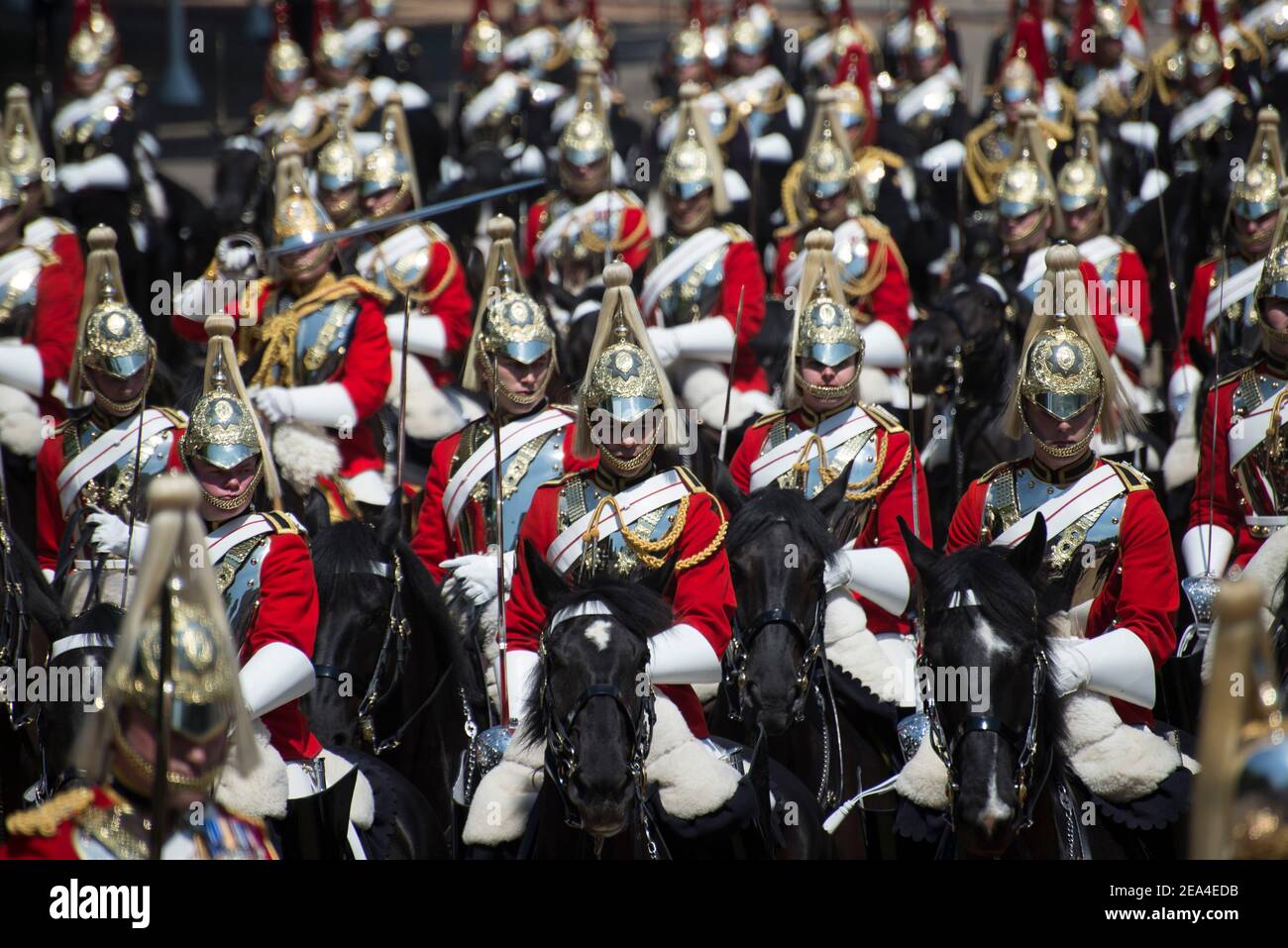 Trooping the Colour Stock Photo - Alamy