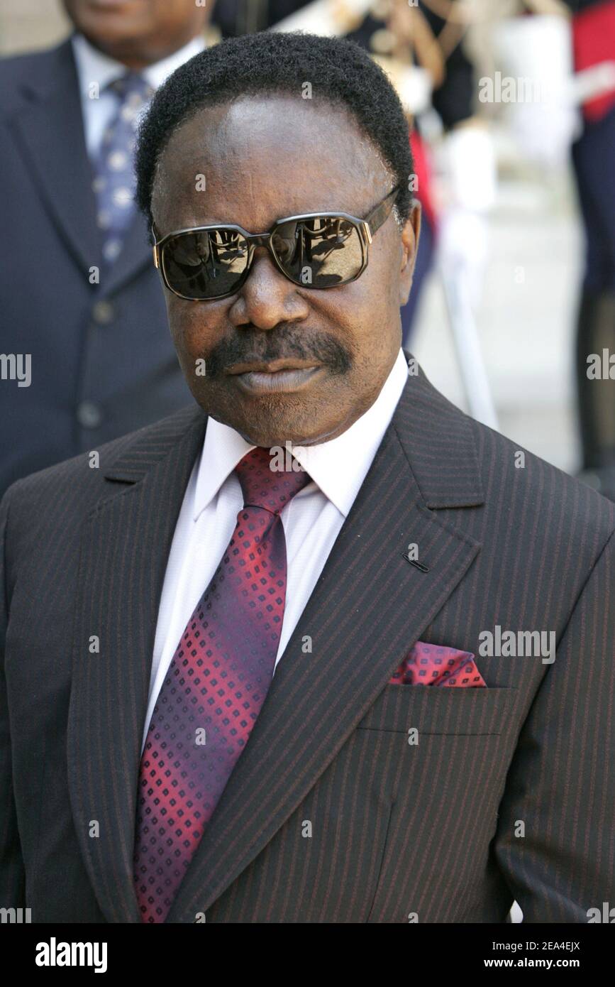 President el hadj omar bongo hi-res stock photography and images - Alamy