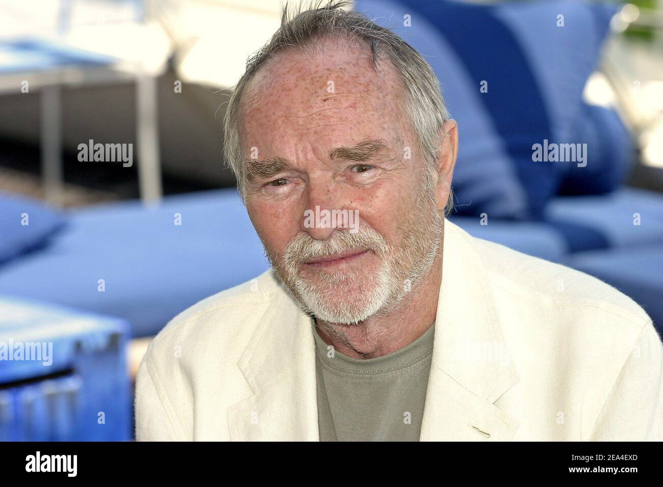 Belgian actor Pierre Vaneck poses during the 45th Monte-Carlo ...
