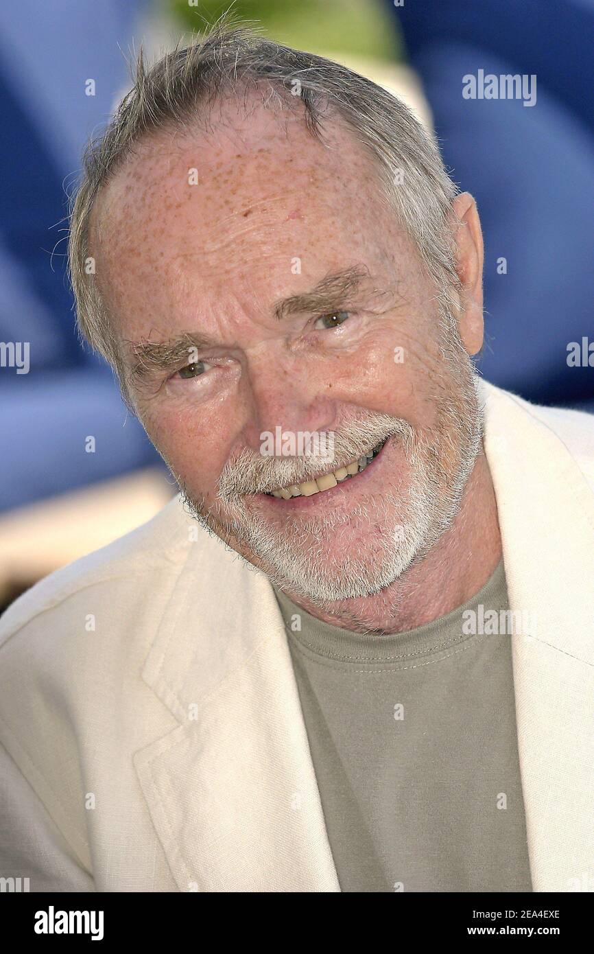 Belgian actor Pierre Vaneck poses during the 45th Monte-Carlo ...