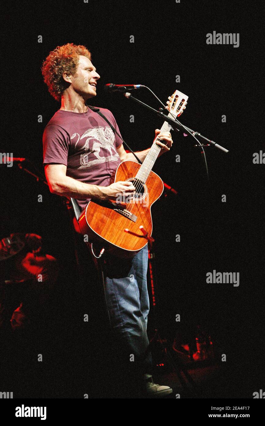 French singer Sinclair performs live during RTL 2 private concert held ...