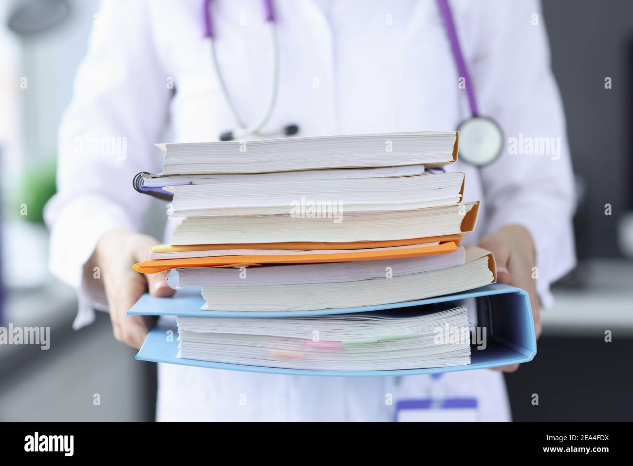 Hospital folders hi-res stock photography and images - Alamy