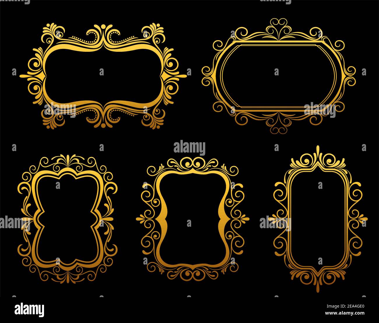 Filigree embellishment Stock Vector Images - Alamy