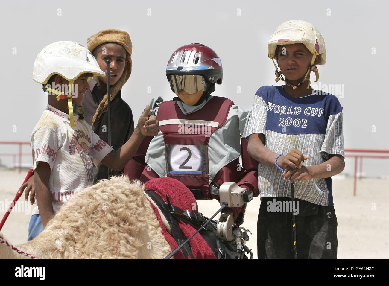 Camel jockey qatar child hi-res stock photography and images - Alamy
